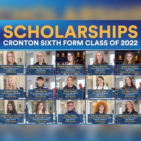 Talented Students Awarded Scholarships at Cronton Sixth Form ...